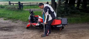 MotoWinch LC2500 Motorcycle Hoist - tool to lift a motorcycle