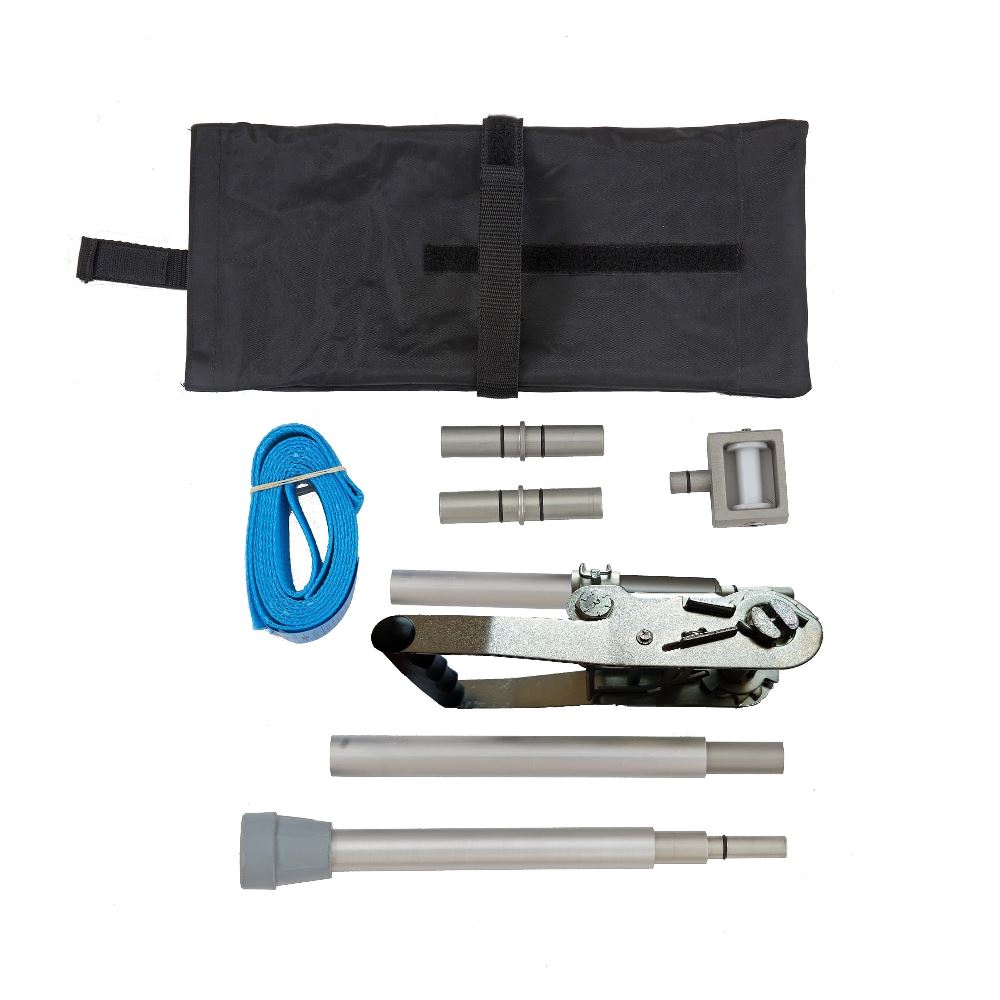 Eastbound MotoWinches - the motorcyle jack to lift a dropped motorcycle